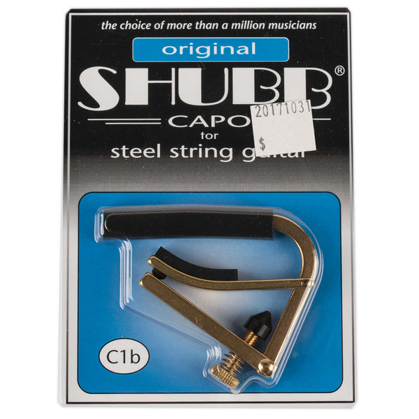 SHUBB C1-B GUITAR CAPO BRASS | Stang Guitars