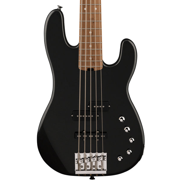 CHARVEL PRO-MOD SAN DIMAS BASS PJ V - METALLIC BLACK | Stang Guitars