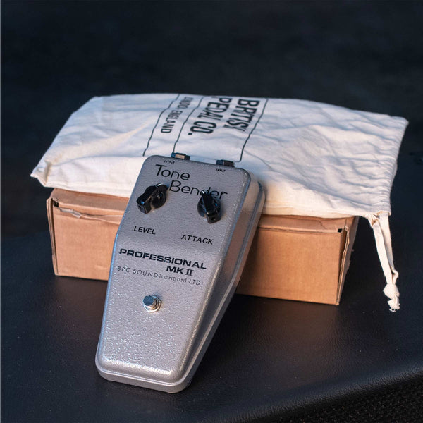 USED BRITISH PEDAL CO PROFESSIONAL MKII TONE BENDER OC81 WITH BOX ...