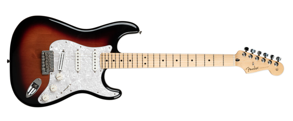 USED FENDER STANDARD STRATOCASTER WITH DUNCAN HOT RAILS - SUNBURST ...