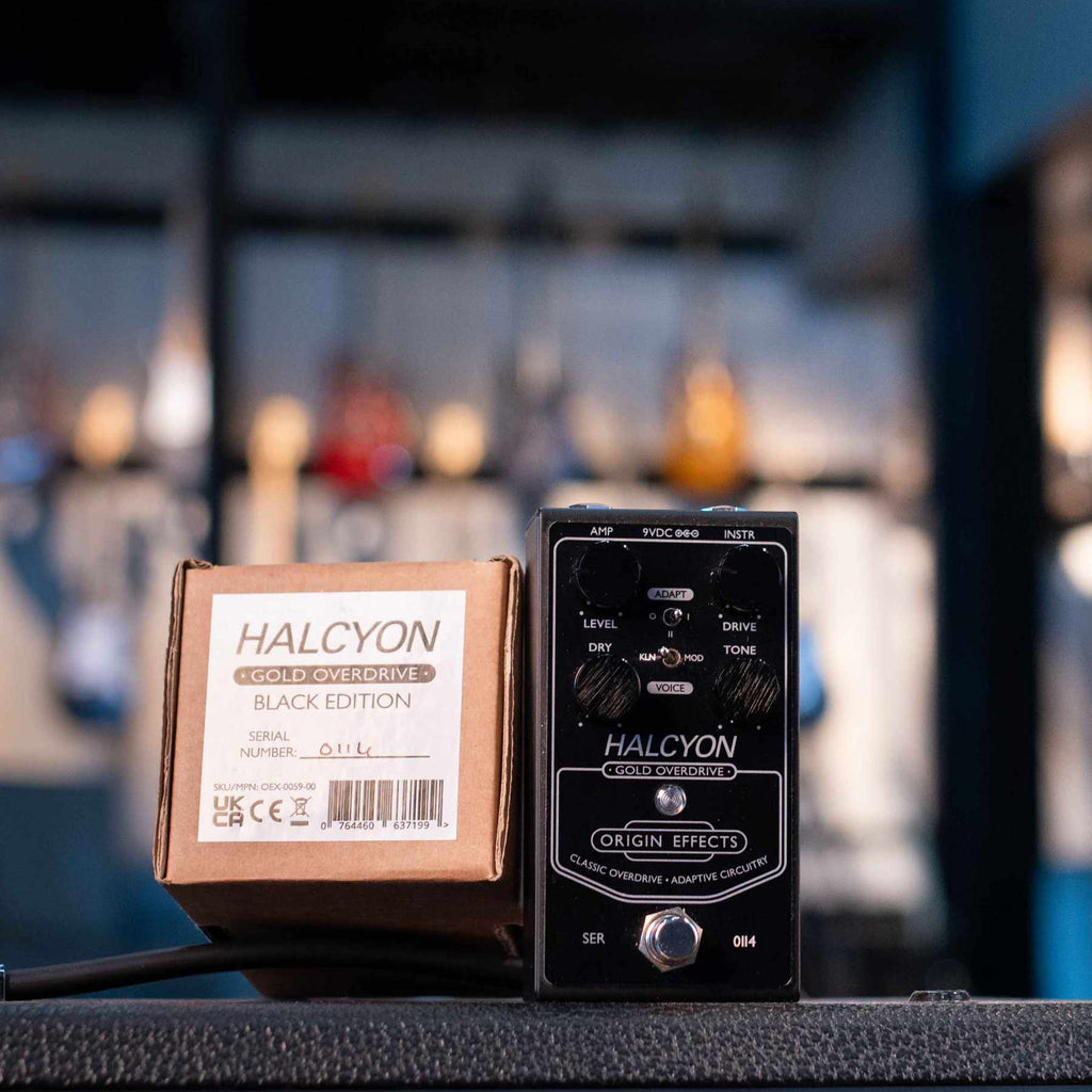 USED ORIGIN EFFECTS HALCYON GOLD OVERDRIVE BLACK EDITION WITH BOX ...