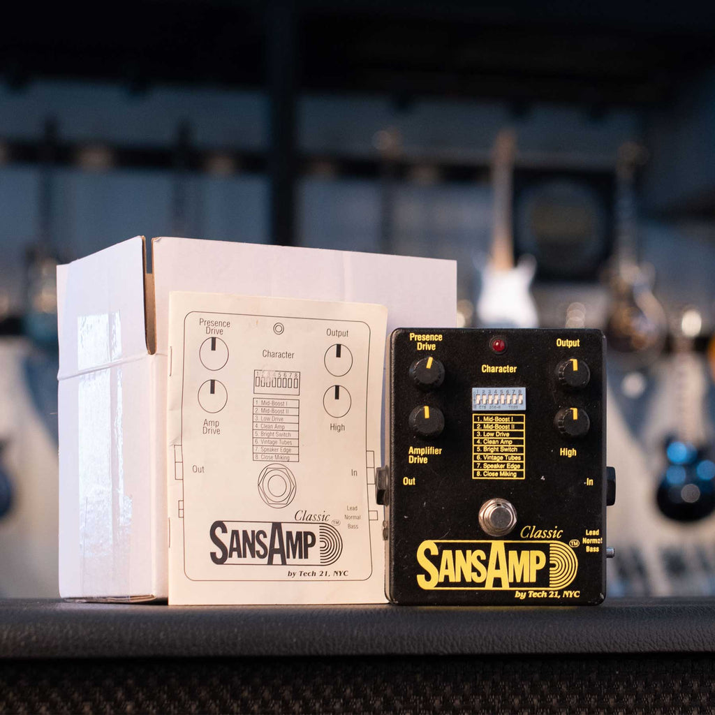 VINTAGE TECH 21 SANSAMP CLASSIC WITH MANUAL | Stang Guitars