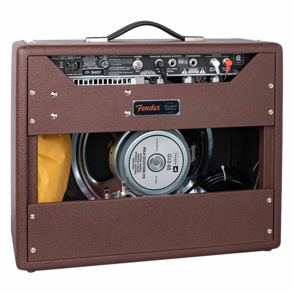 FENDER LIMITED EDITION ’65 PRINCETON REISSUE - BRITISH SABLE W/ G12H65 ...