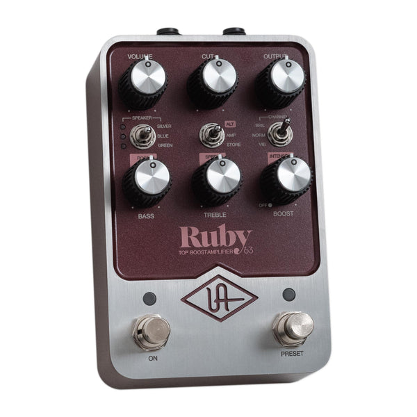 UNIVERSAL AUDIO UAFX RUBY '63 TOP BOOST AMP PEDAL | Stang Guitars